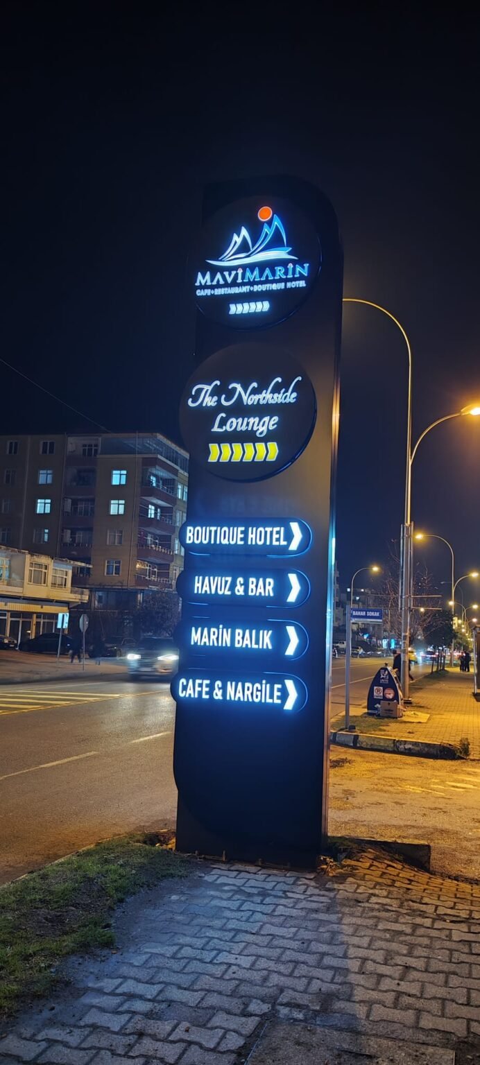 OTEL TOTEM TABELASI & IŞIKLI TOTEM TABELA